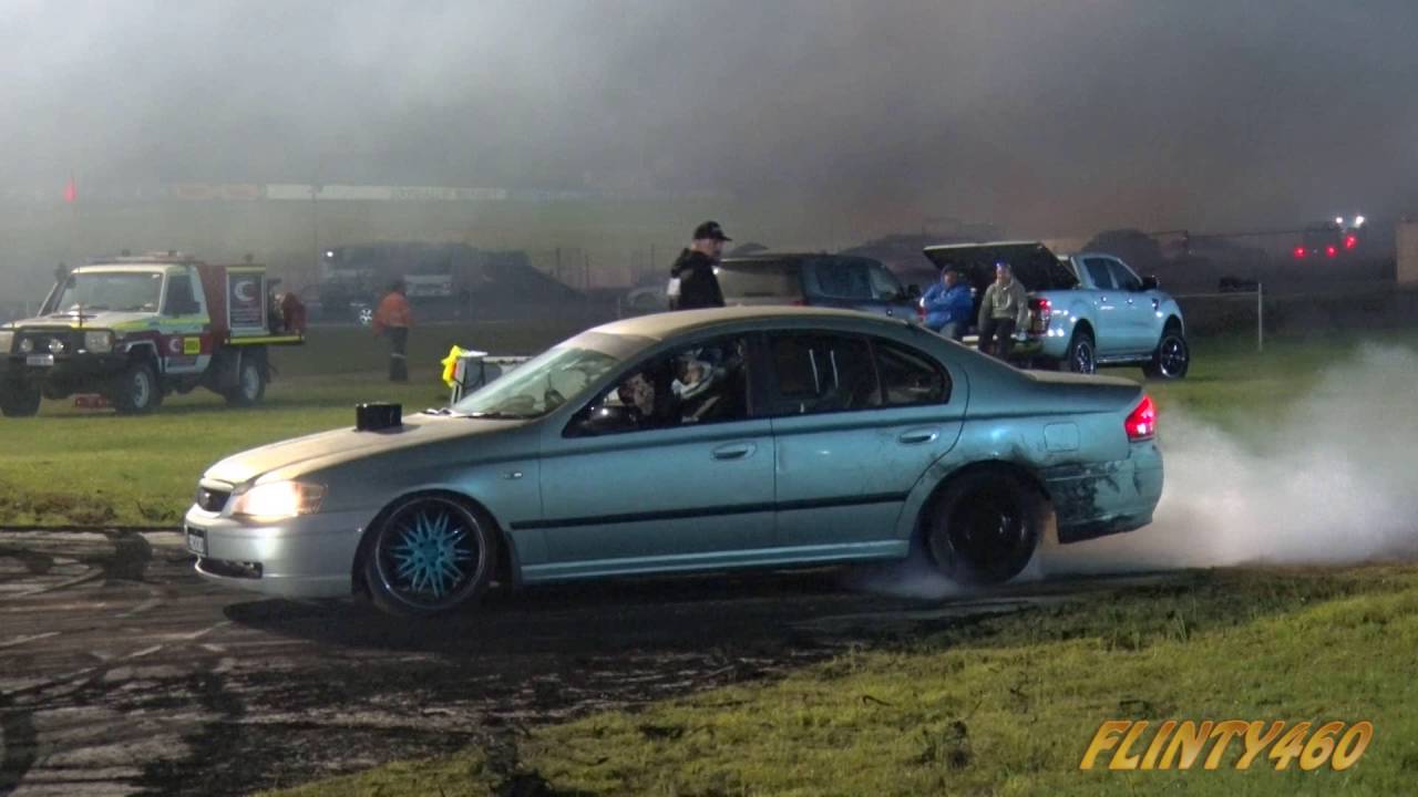 PROVOKD 6 Cylinder BA Falcon at Skidfest - YouTube