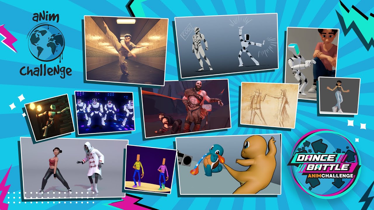 Dance Battle AnimChallenge Best-Of Animation Compilation! 🎵💥 - YouTube