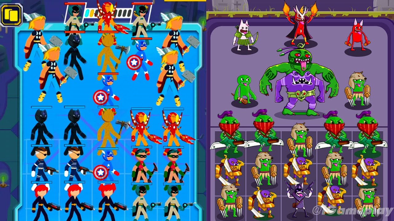 Merge Master Monster Ban vs Merge Master Legend Stickman - Merge Stick ...