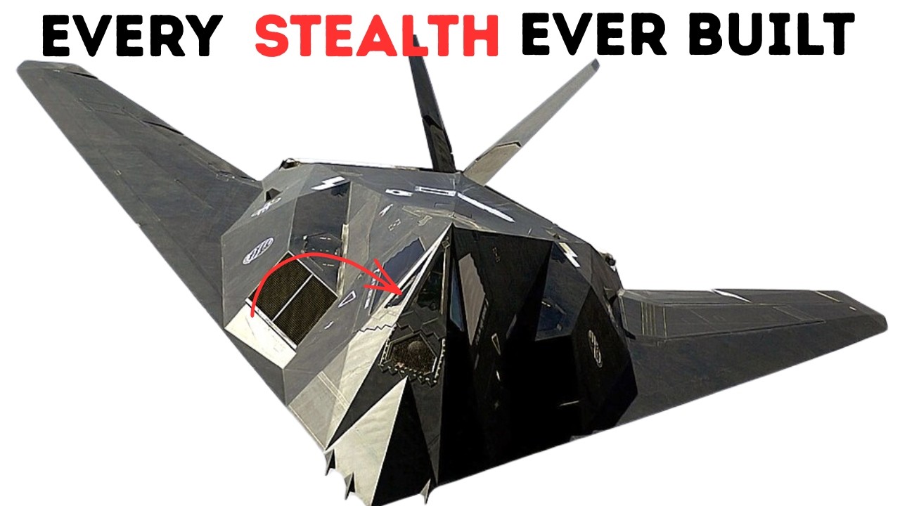 Every Greatest Stealth Aircraft Ever Built - YouTube