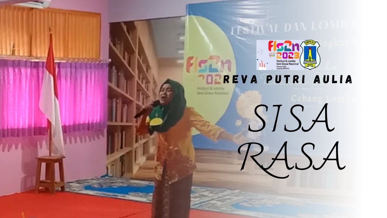SISA RASA (COVER) JUARA HARAPAN 2| FLS2N 2023| MENYANYI SOLO| REVA ...