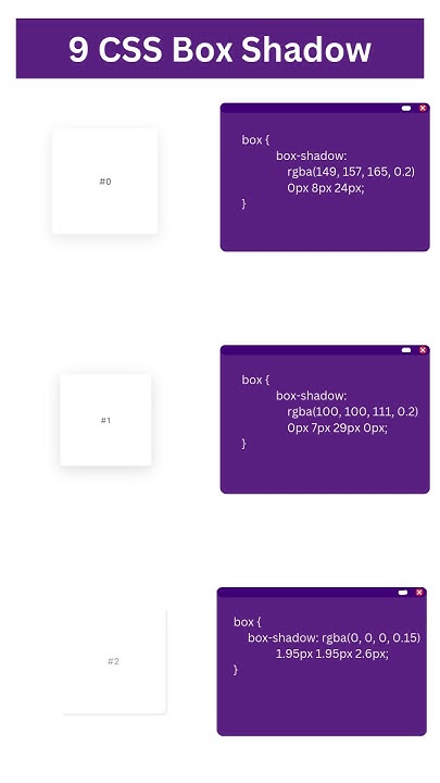 9 Amazing Css Box Shadow Animation Effects Html Css Tutorial For Begineers Html5css3
