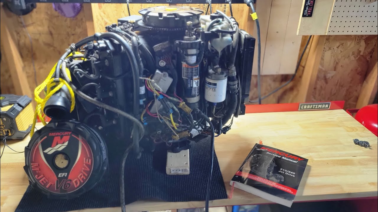 MERCURY 240 EFI LABLES PART 2 - YouTube