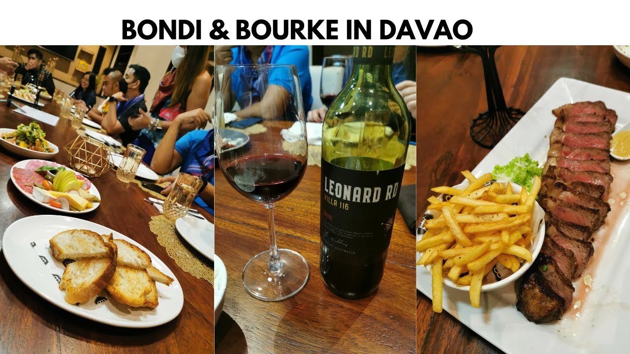 BONDI AND BOURKE DINNER IN DAVAO - YouTube
