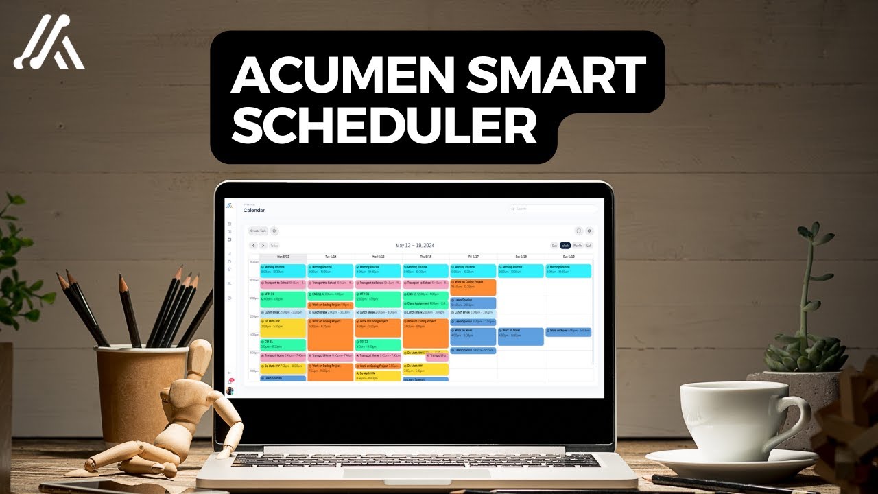 Acumen Smart Scheduler: Using Calculus to Perfectly Balance Your Week ...
