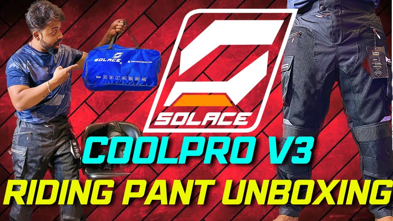 Solace cool pro V3 | Best Riding Pant For Bike | New Riding Pant ...