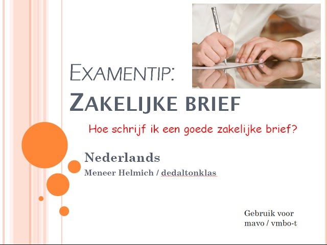 Zakelijke Brief Zo Schrijf Je Een Zakelijke E Mail [tips En