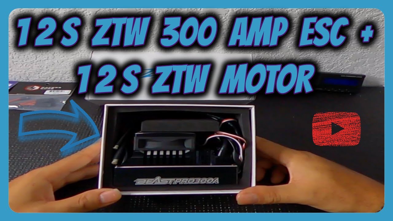 12s ZTW ESC + 12s Motor Unboxing! Perfect for 1/5 Scale Rc! - YouTube