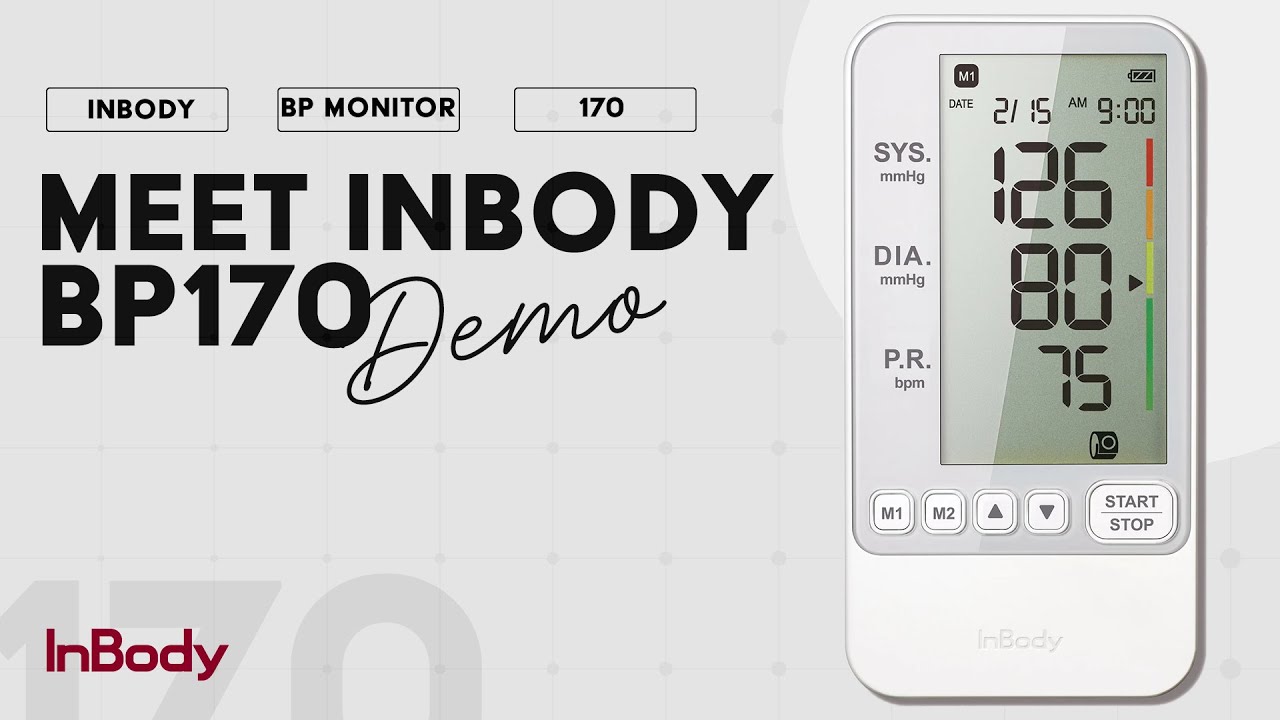 InBody BP 170 | Advanced Blood Pressure Monitor Unveiled! - YouTube