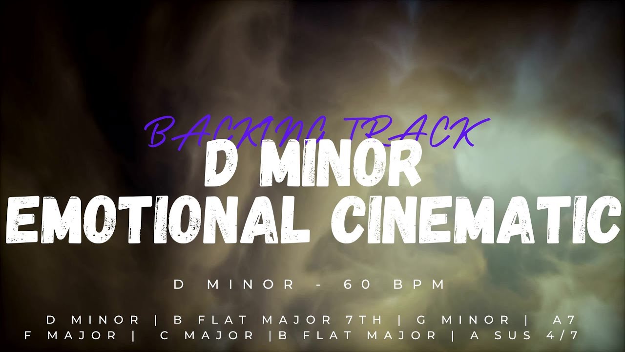 Emotional Guitar Track in D Minor | 60 bpm | Guitar Bass Piano Drums | Cinematic - YouTube