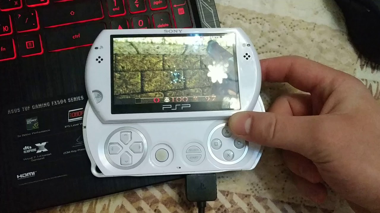 Test load half-life model with animation on quake psp - YouTube