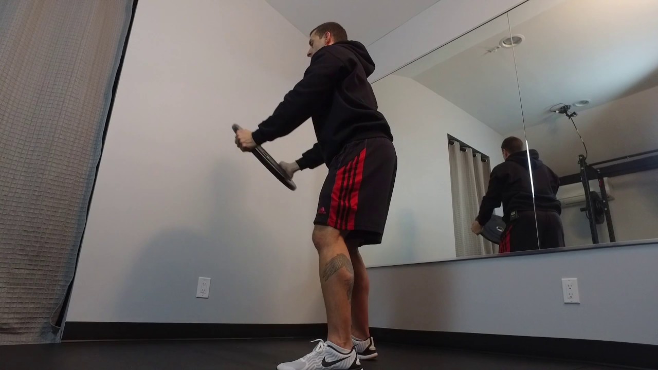 How to do an Overhead Plate Raise - YouTube