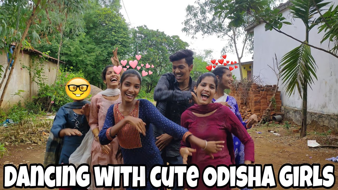Dance with cute Odisha girls in village || Prank on odia girls - YouTube