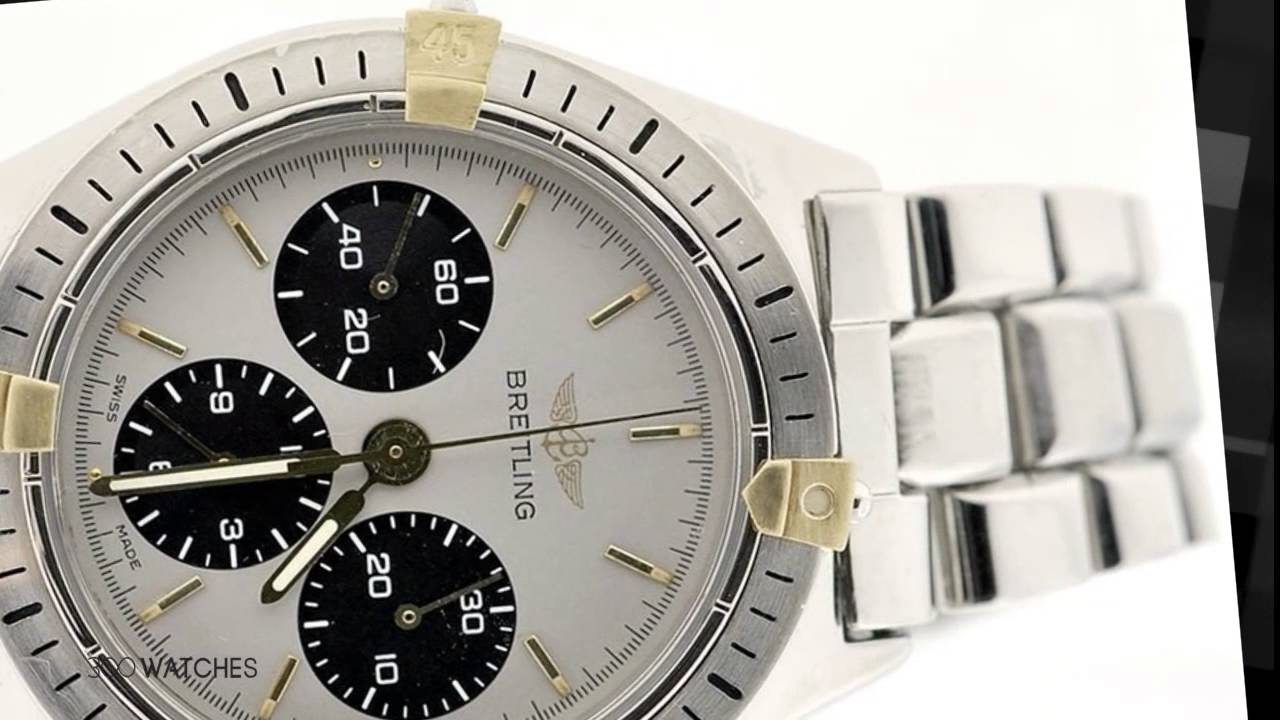 Breitling Callisto Stainless Steel Manual Mechanical Watch - YouTube