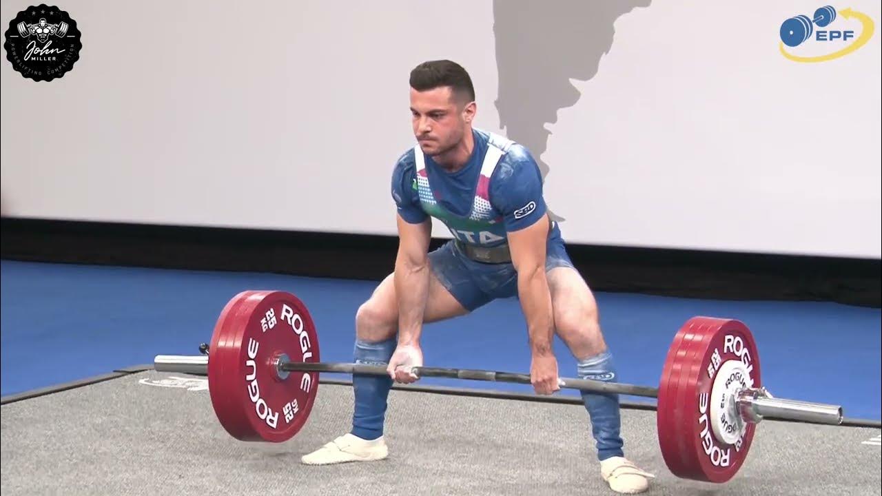 Federico Murru - 1st Place 635kg Total - 66kg Class 2024 European Classic Championship - YouTube