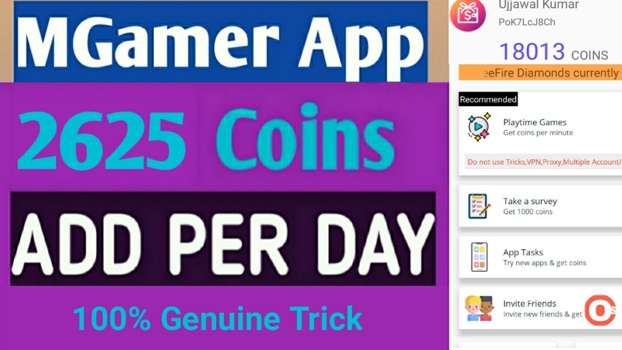 mGamer - 2625 Coins Add Per Day | mGamer | mGamer App | mGamer coins ...