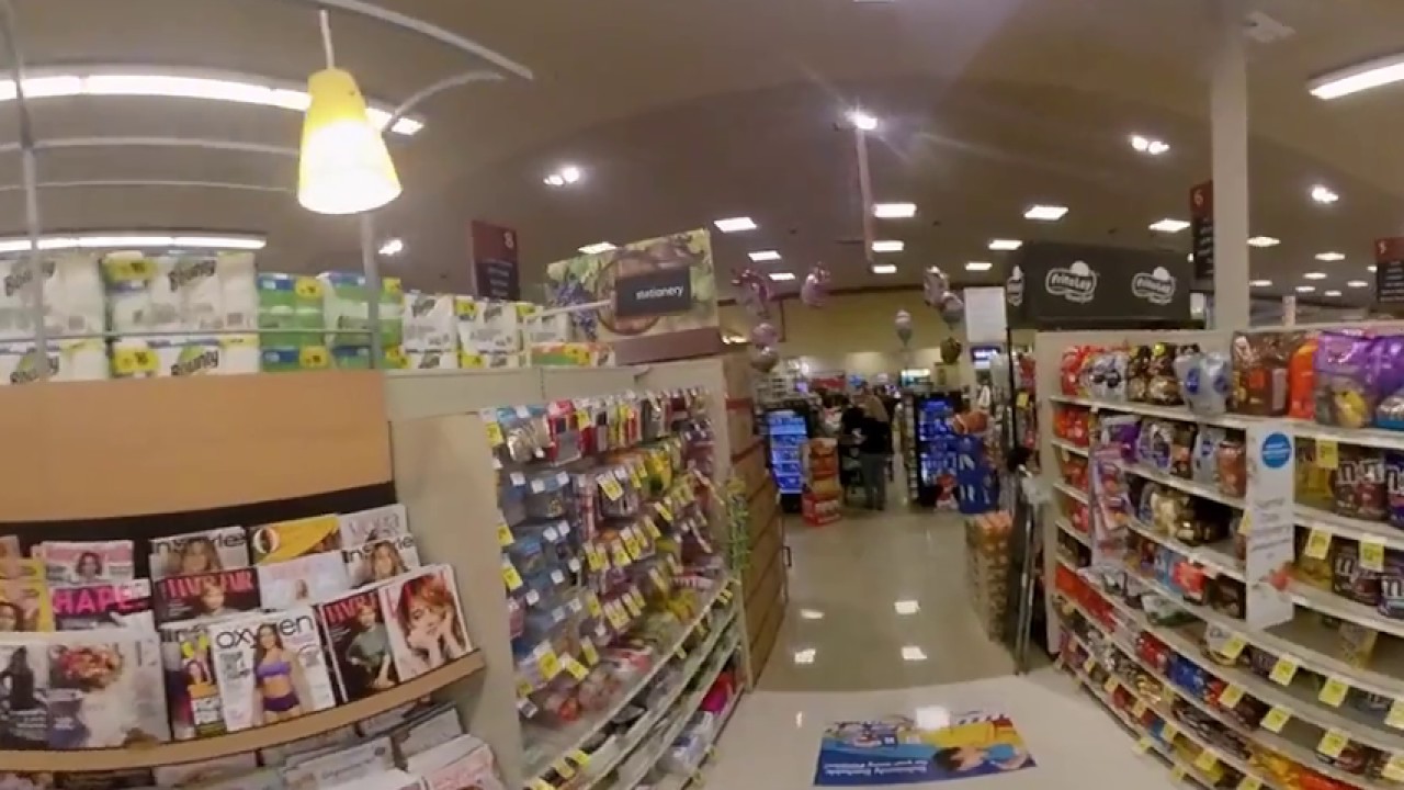 360: Supermarket walkthrough in California - YouTube