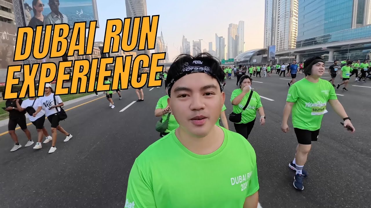 My Experience Running at Dubai Run 2024 | Through Sheikh Zayed Road ...