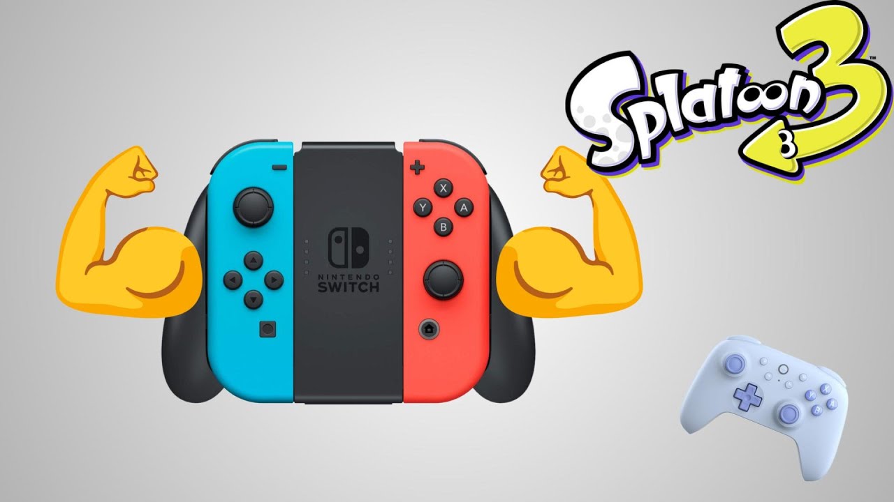 Splatoon 3 - Is the Joy-Con grip better than 8BitDo? - YouTube