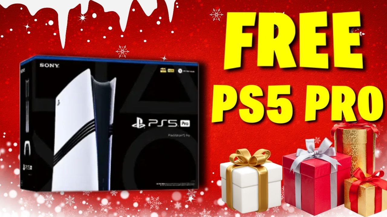 PlayStation Free NEW PS5 Pro | The Ultimate Gaming Gift! - YouTube