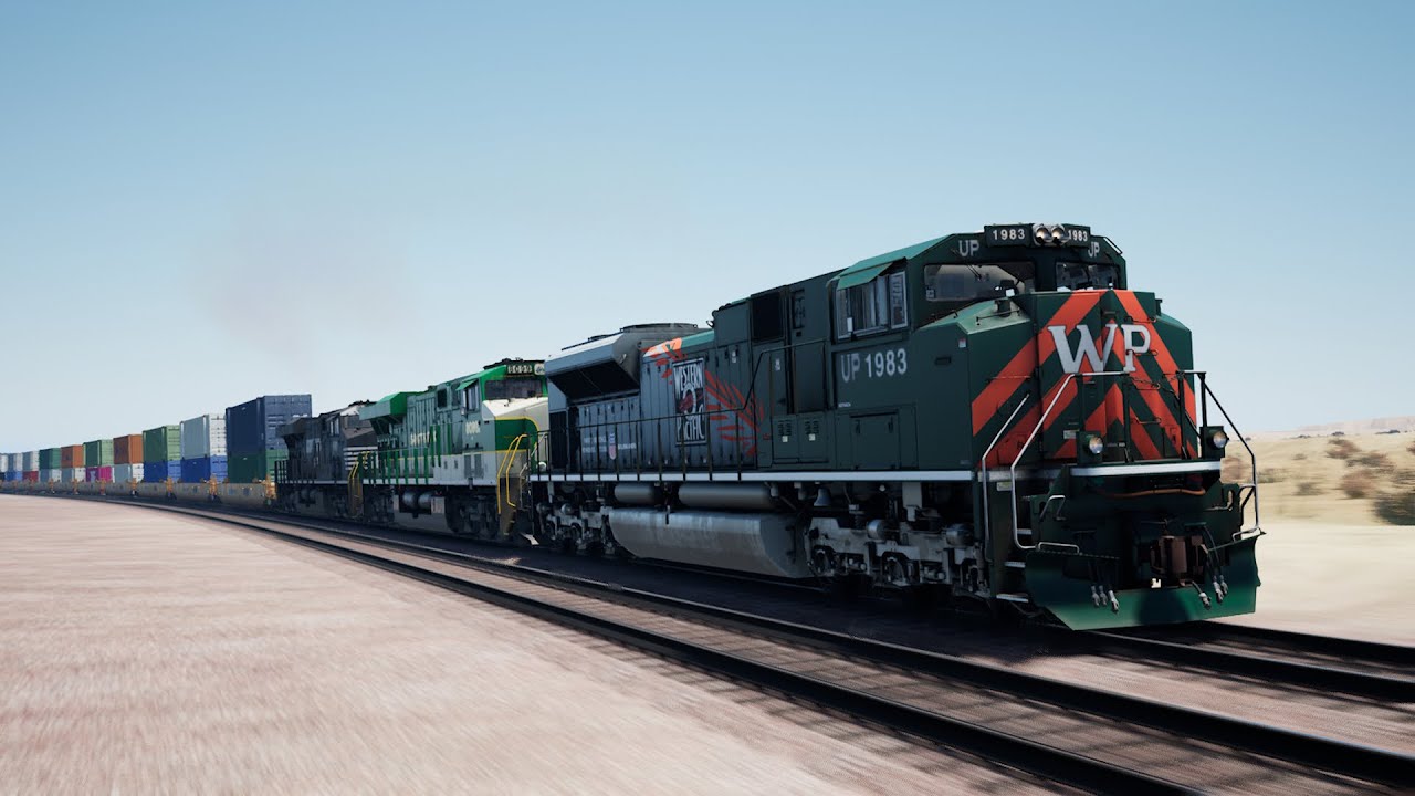 UP 1983 and NS 8099 pulling a train that’s 158 Cars long. Ft 5 DPU’s ...