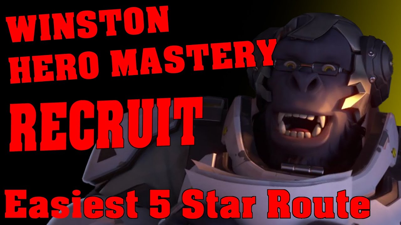 The EASY way to 5 Star Winston RECRUIT Hero Mastery #overwatch2 - YouTube