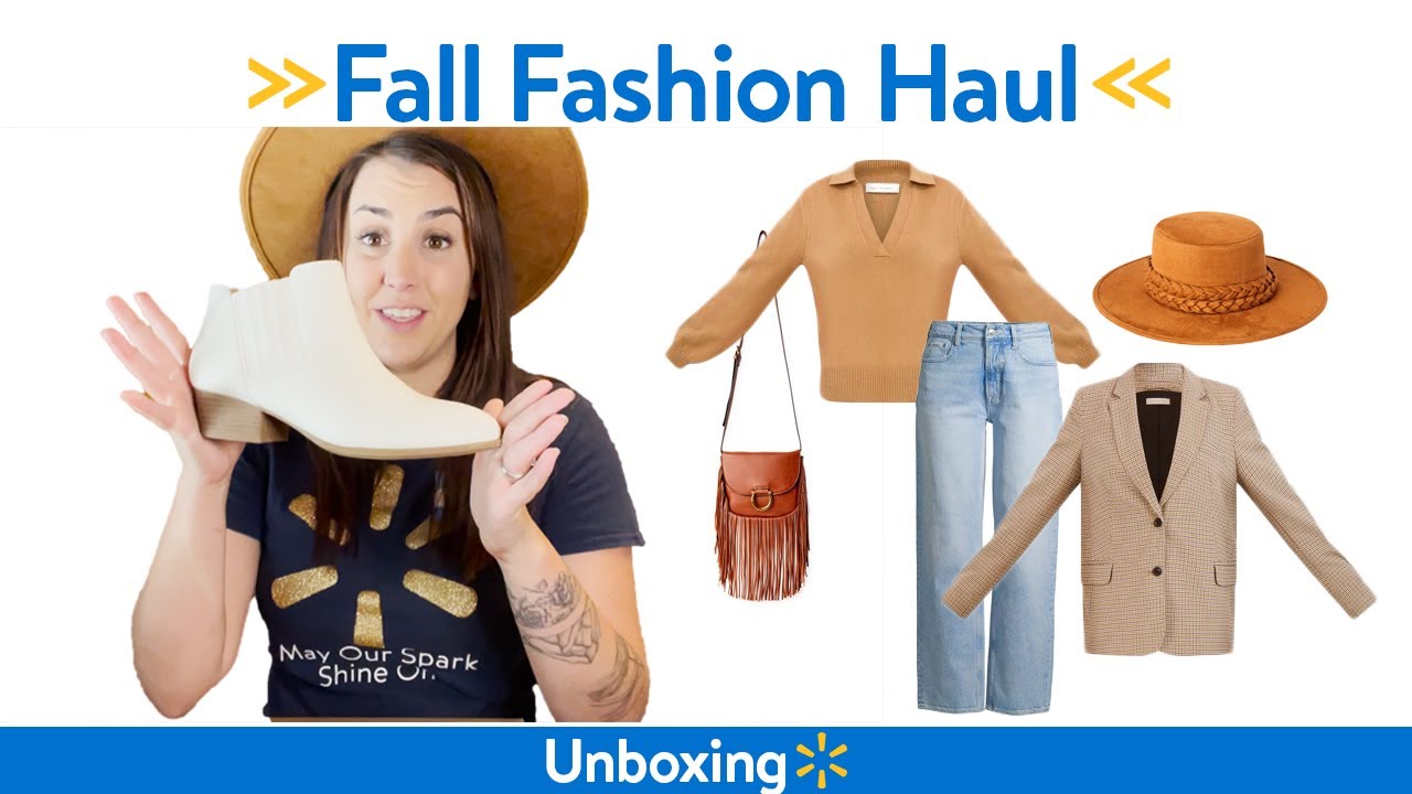 Huge fall fashion haul + how I style - YouTube