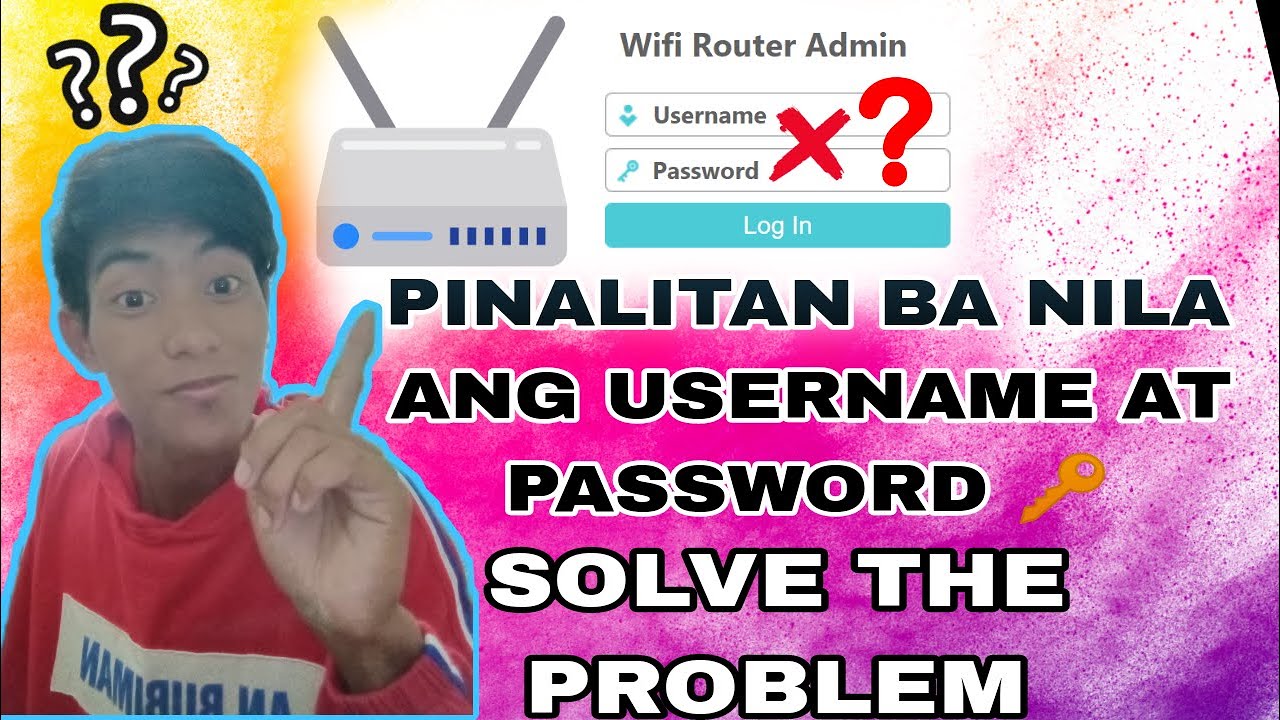 MALALAMAN MO ANG USERNAME AND PASSWORD NG WIFI NILA || PINA PALAKAS ...