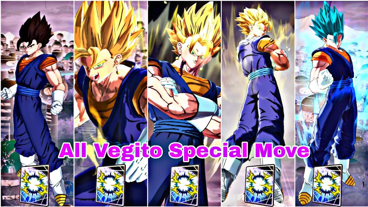 ALL VEGITO SPECIAL MOVES 🔥!! IN DRAGON BALL LEGENDS - YouTube