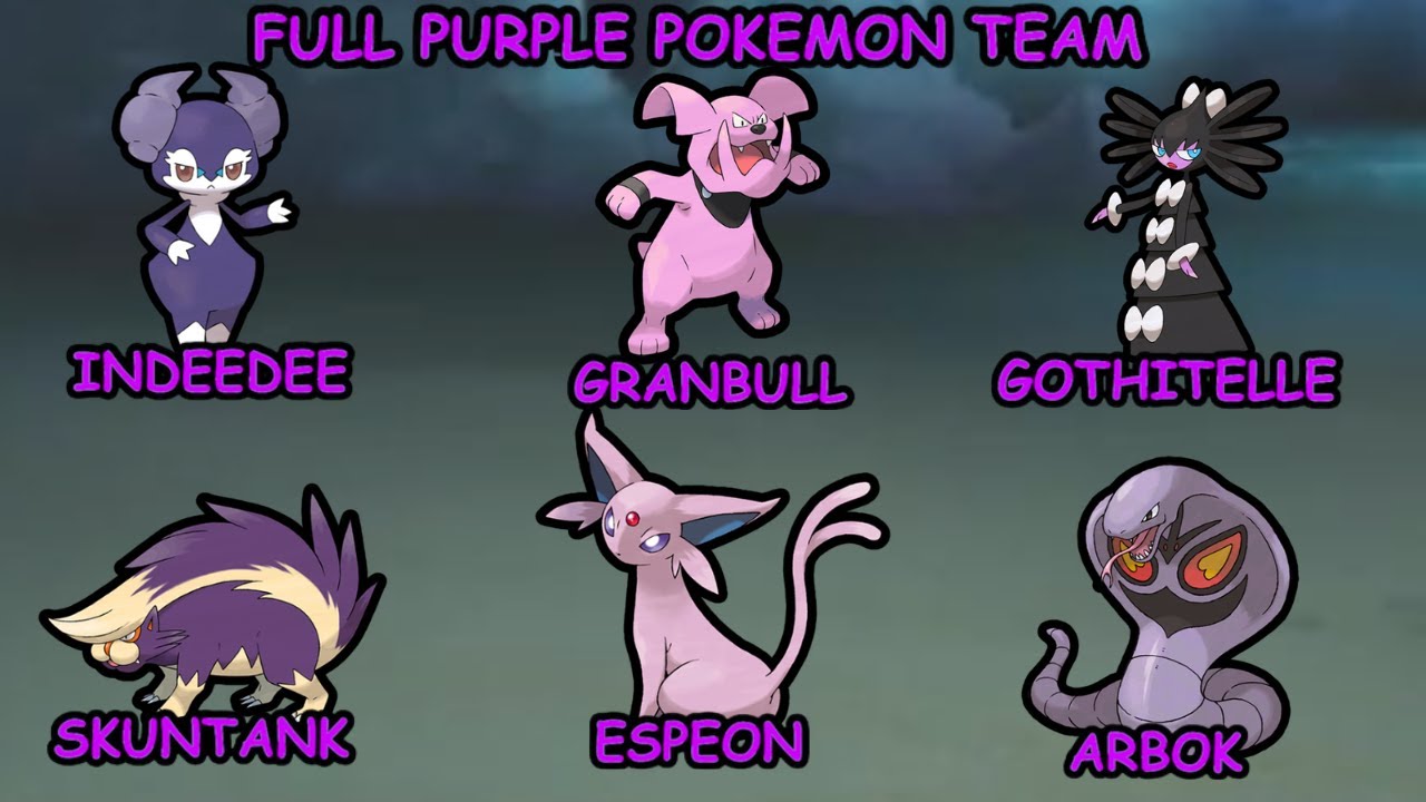 FULL PURPLE POKEMON TEAM IS VERY GOOD ON POKEMON SHOWDOWN!!! - YouTube