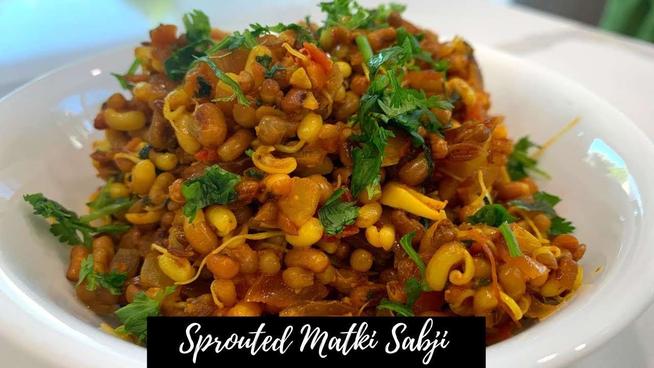 SPROUTED MOTH/MATKI RECIPE | Moth bean Recipe | Matki Chi Usal ...