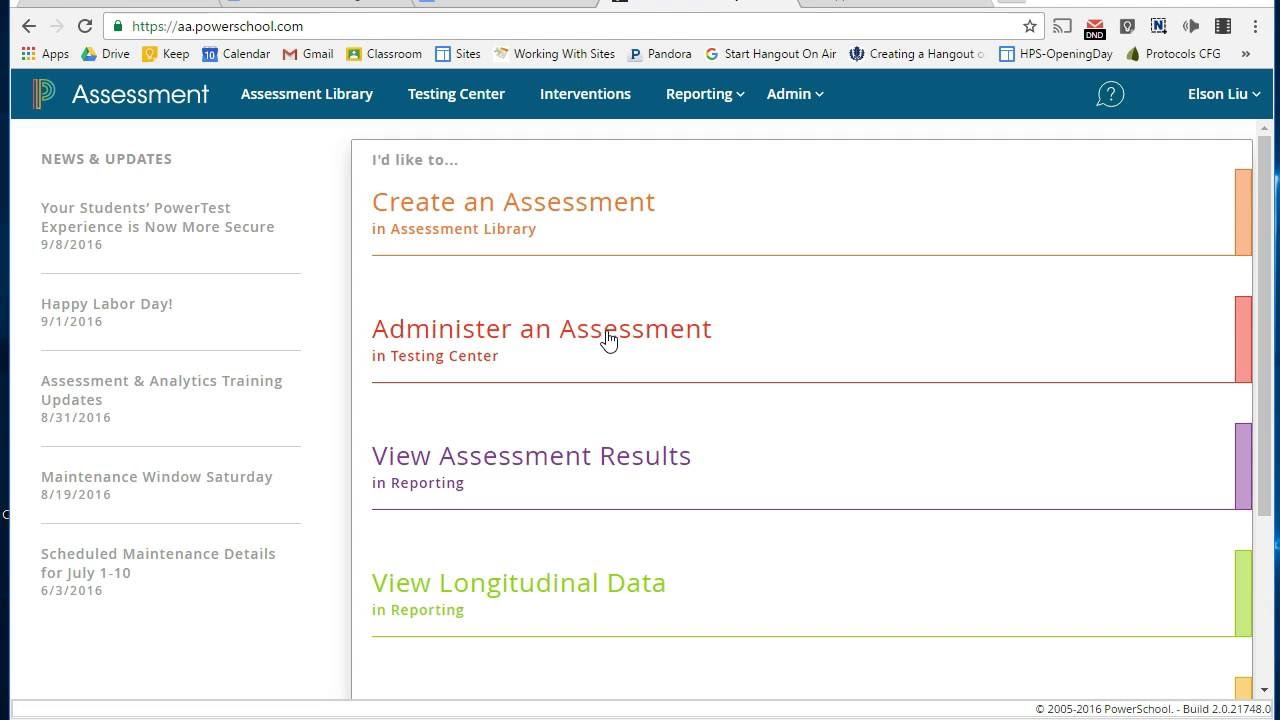 PowerSchool Assessment Introduction - YouTube