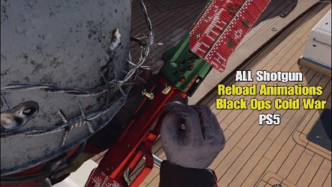 ALL Shotgun Reload Animations - CoD Black Ops Cold War PS5 - YouTube