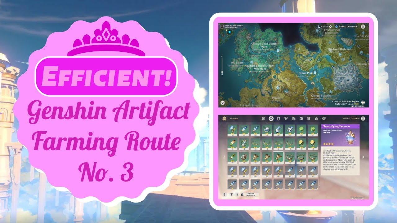 Artifact Farming Route No. 3 (~70,000 Artifact EXP Per Day) - Fast ...