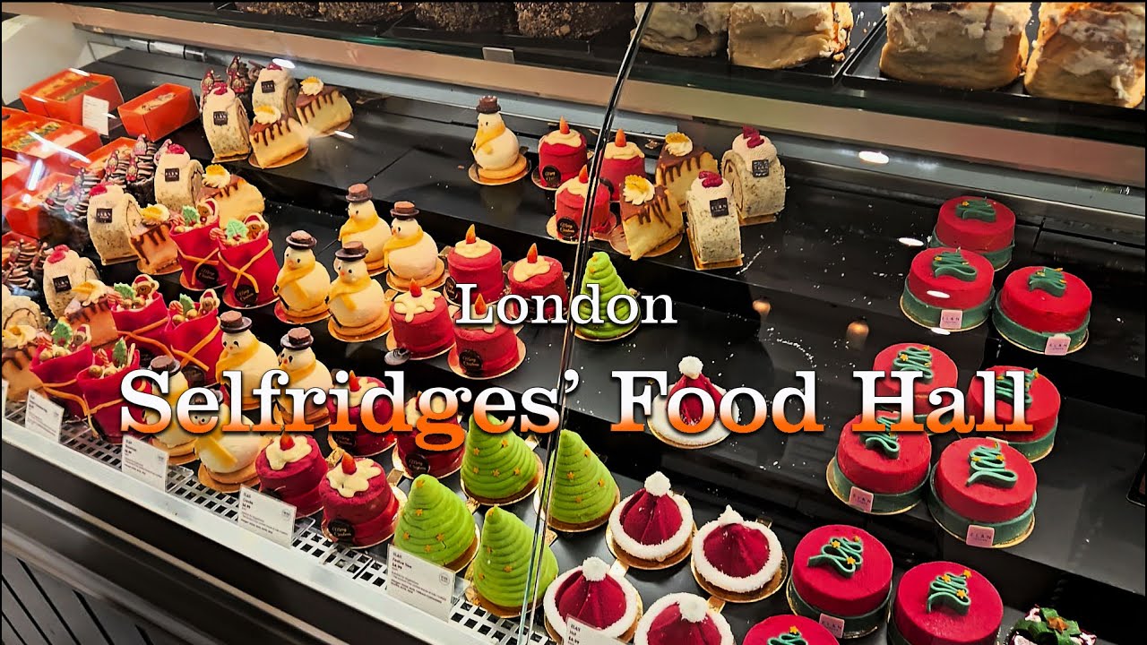 LONDON UK: Selfridges food tour - YouTube