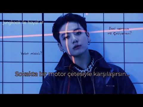 Bts ile hayal et ~Sokakta bir motor çetesiyle karşılaşırsın...~ #bts #jungkook #hayalet #açıklama