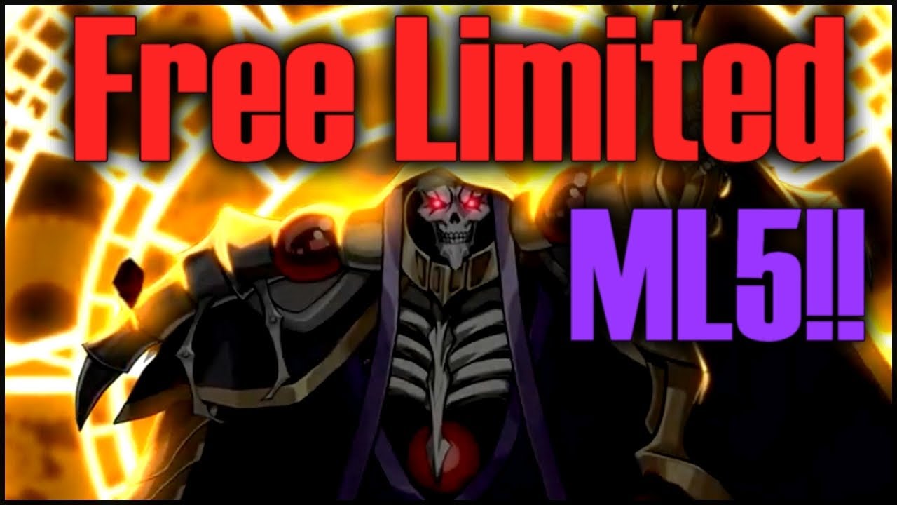Ainz Ooal Gown! The FIRST EVER FREE ML5!! - YouTube