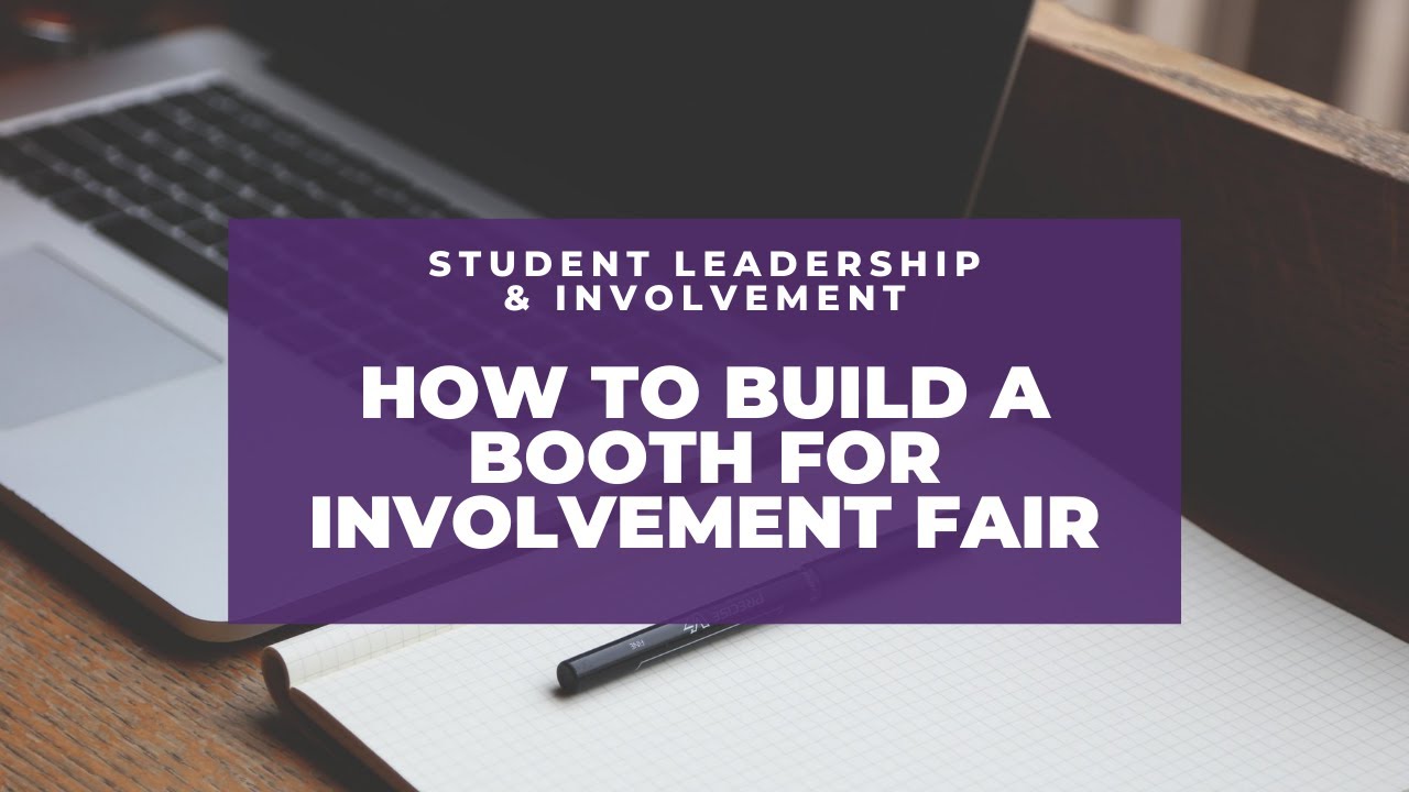 How to build a organization booth for January 22 Involvement Fair - YouTube