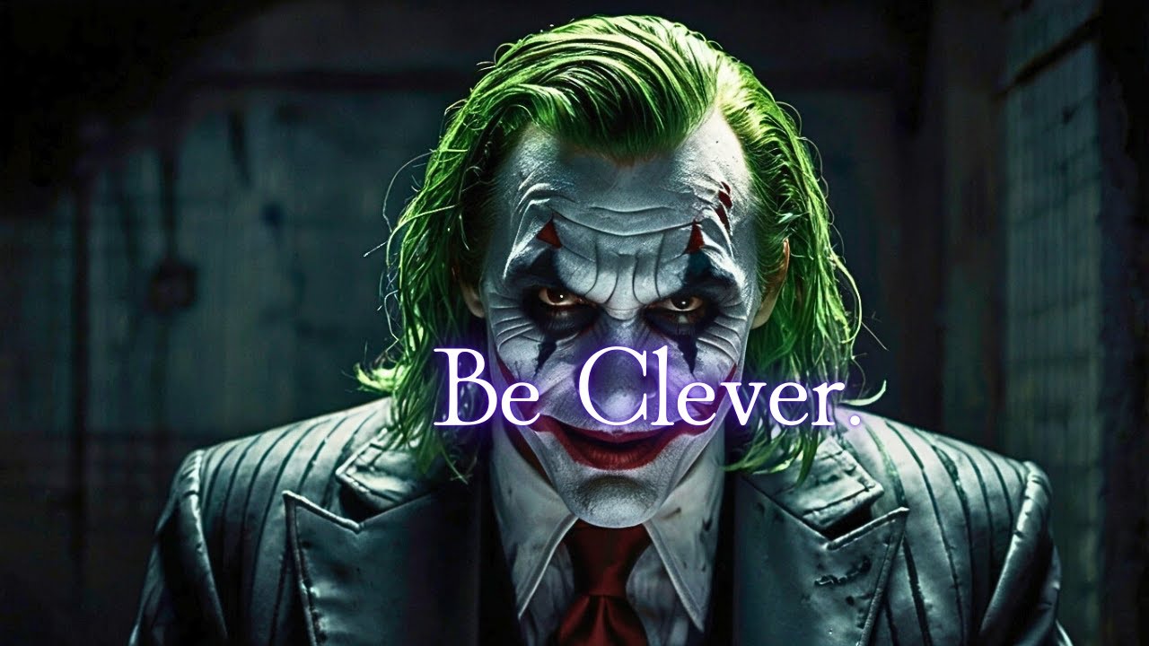 Be clever - Joker speech #motivation - YouTube