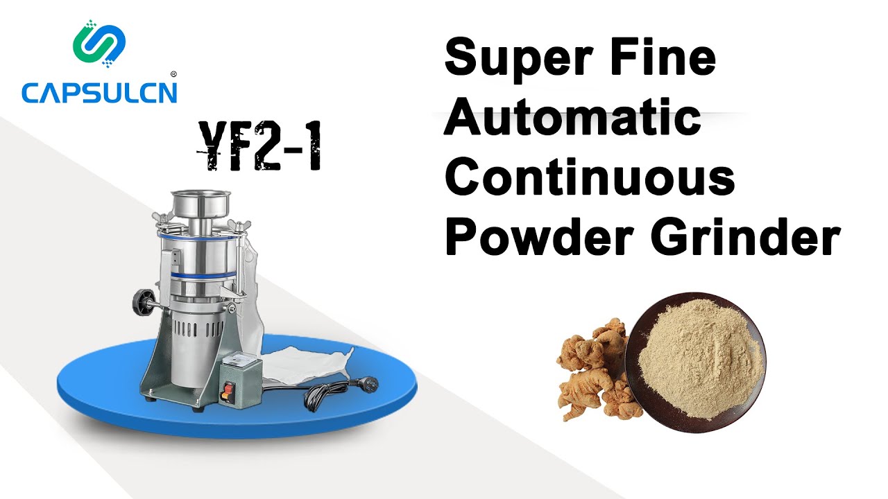 Super Fine Automatic Powder Grinder Machine YF2-1 - YouTube
