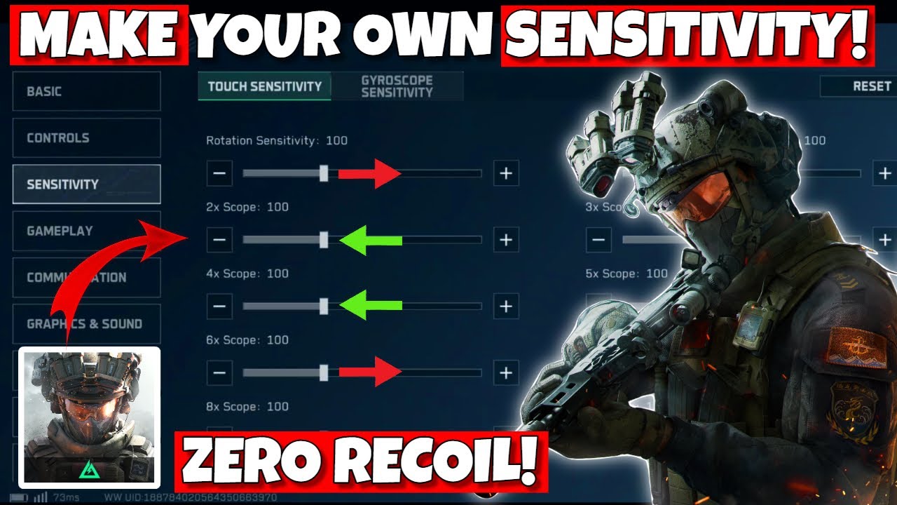 How to Create Your Own Zero Recoil Sensitivity Settings in Delta Force ...