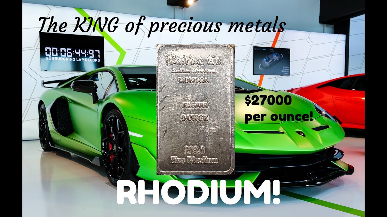 Rhodium- The World's Most Expensive Metal Reached $27000 An Ounce! What ...