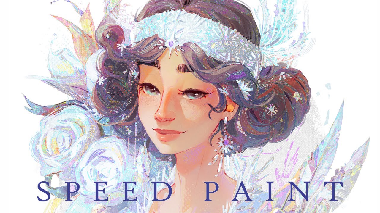 DRAWING PROCESS OF MY ARTWORK [ Speedpaint ] Photoshop💙 - YouTube