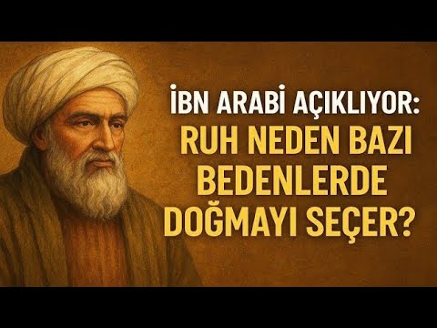 İBN ARABÎ AÇIKLIYOR: RUH NEDEN BAZI BEDENLERDE DOĞMAYI SEÇER?