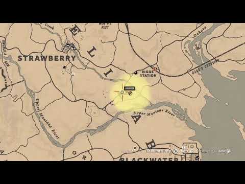Rdr 2 Online Hawks Eye Creek Treasure Location - YouTube