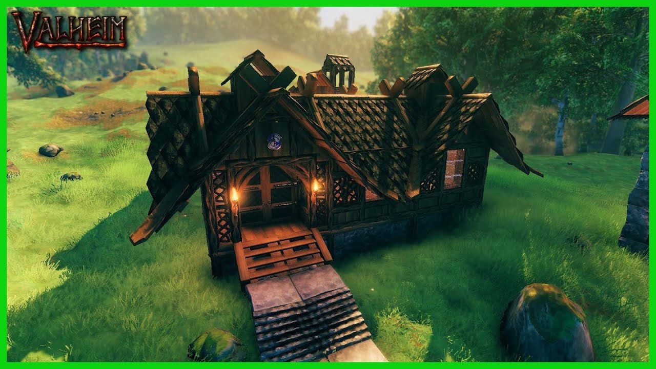 발헤임(Valheim) - 무기상점 건축(Weapon Store Build) - YouTube