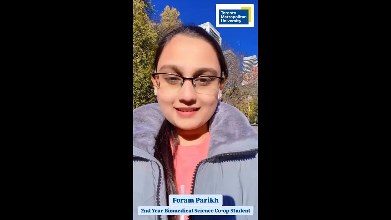 Foram Parikh shares her inspiring journey at Toronto Metropolitan ...
