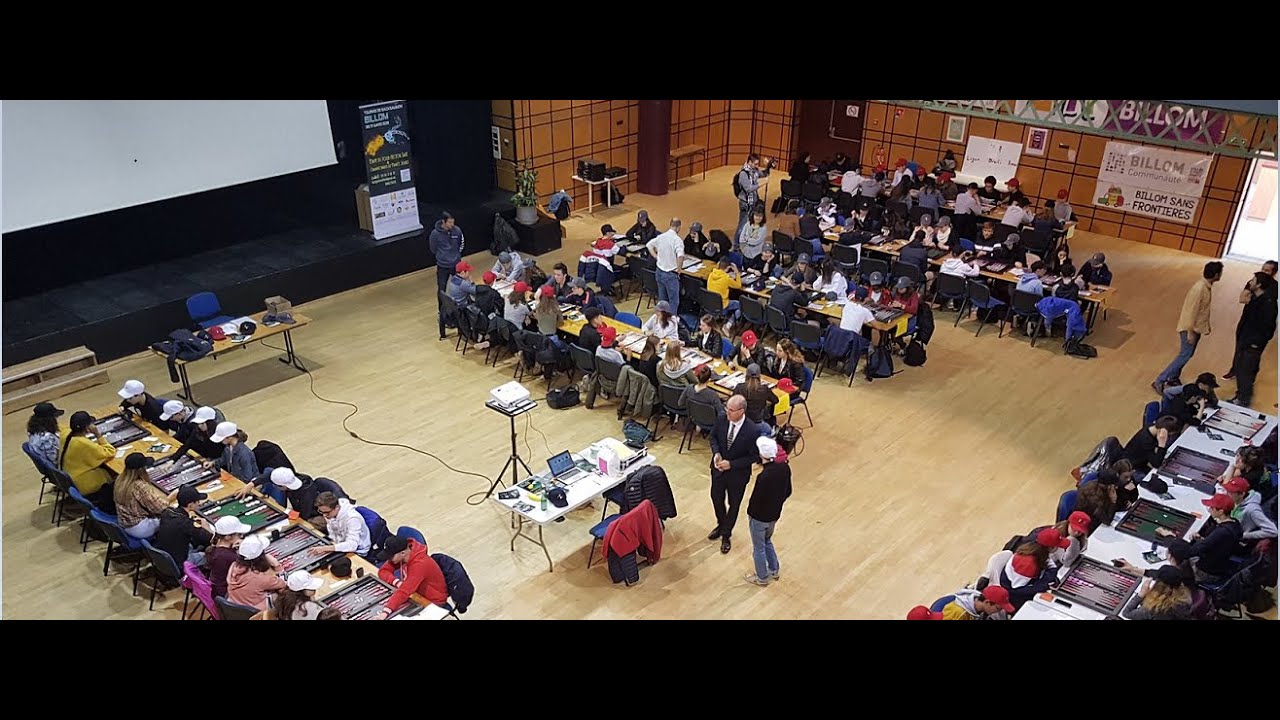 Mathématiques et Backgammon, Billom, mars 2019 - YouTube
