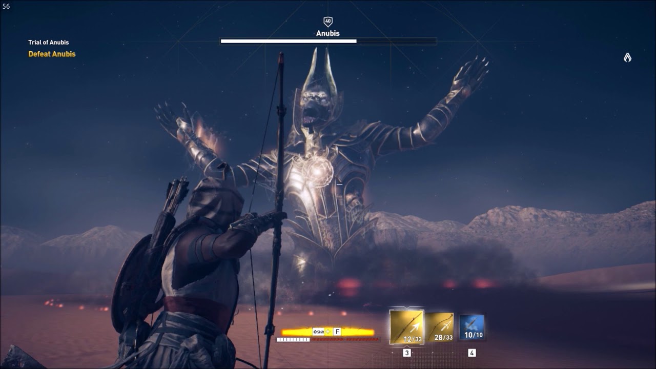 [AC Origins] Anubis - Ranger - No Damage - YouTube