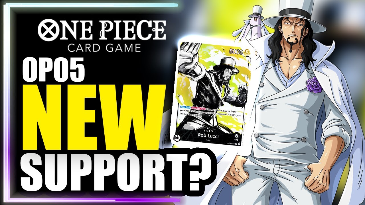 OPO5 Rob Lucci Deck Has Amazing New cards! | One Piece TCG - YouTube